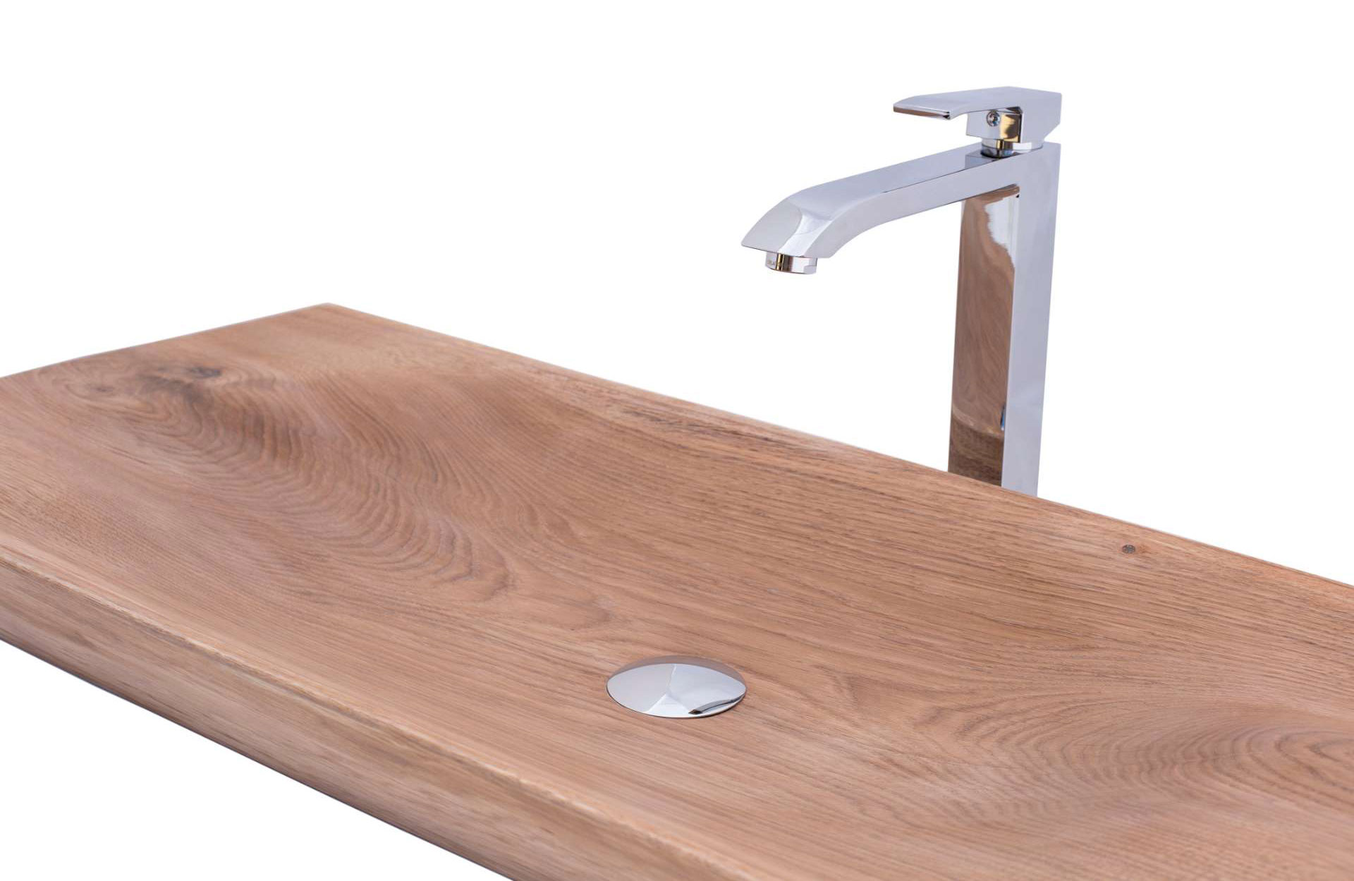 Long oak sink · Logotowood